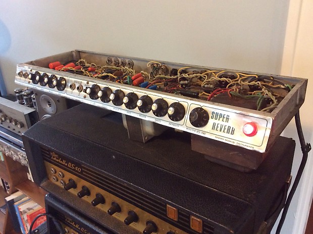 Fender Twin reverb 1974 super six tube amp chassis | Reverb Australia