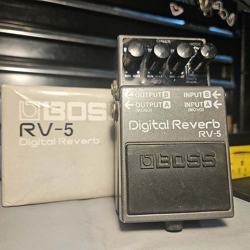 Boss RV-5 Digital Reverb (Dark Gray Label) 2002 - Present - | Reverb