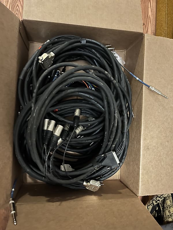 7x DB25-TRS 1x DB25-XLRM , high quality db25 snakes lot | Reverb