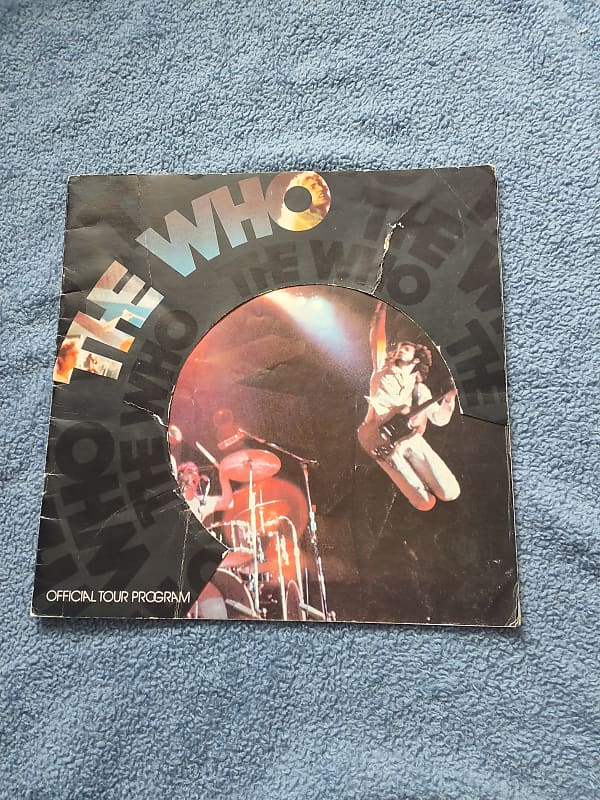 The Who autographed concert program (Keith Moon, Pete | Reverb
