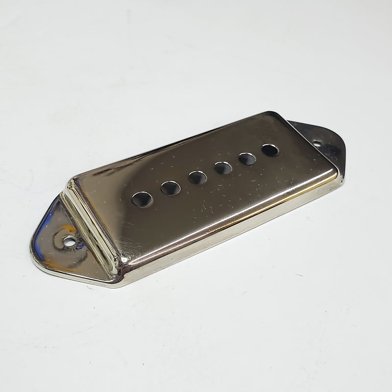 Gibson P90 Neck Pickup Cover 1960s - Chrome | Reverb
