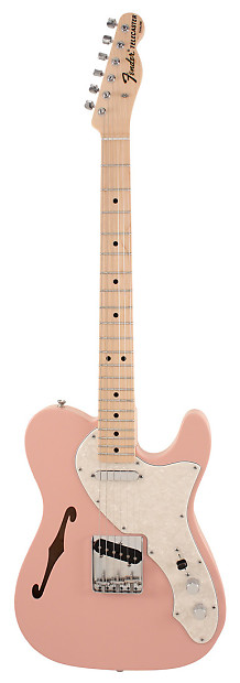 Fender Custom Shop 1969 Telecaster Thinline Shell Pink | Reverb