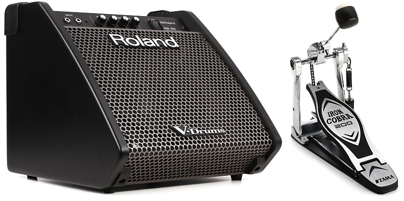 Roland PM-100 80-watt 1x10 inch Personal Drum Monitor Bundle | Reverb