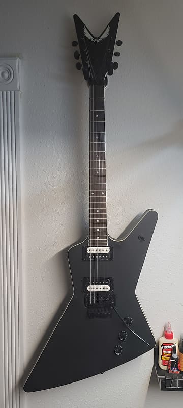 Dean ZX - LIKE NEW, Floyd Rose, Sounds Great! Black Satin | Reverb