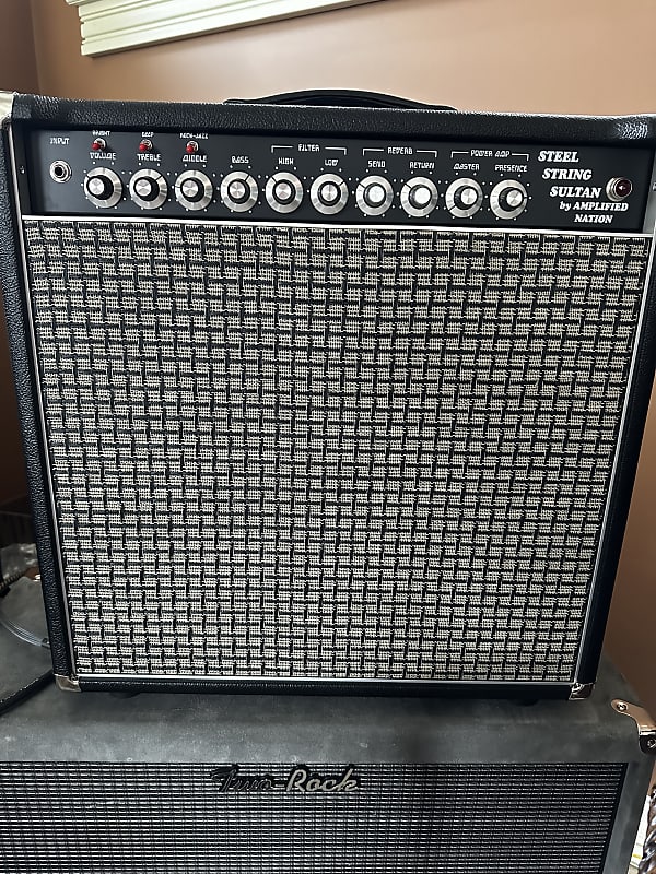 Amplified Nation Steel String Sultan 50 W Combo 2022 Black | Reverb