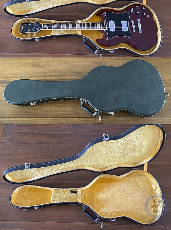 Greco SG, Cherry Red, 1973, Vintage Guitar, Original Hard Greco SG, Cherry Red, 1973, Vintage Guitar, Original Hard
