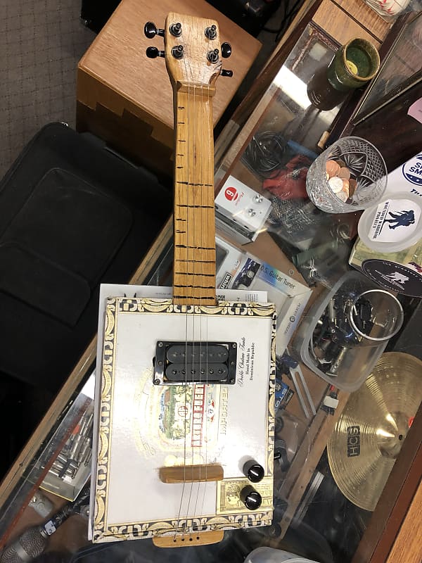 Cigar box 4 string guitar | Reverb