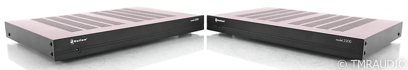 Outlaw Model 2200 Mono Power Amplifiers; Black Pair | Reverb
