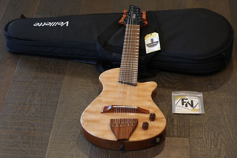 Veillette Aero Merlin High Octave Tuning 12-String Natural | Reverb