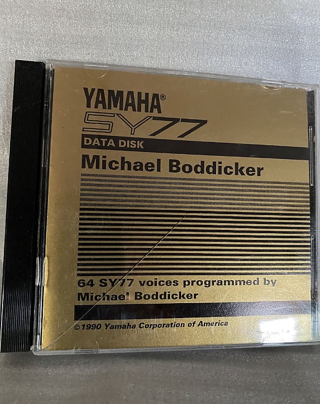 Yamaha SY77 1990 Michael Boddicker Patch Disc | Reverb UK