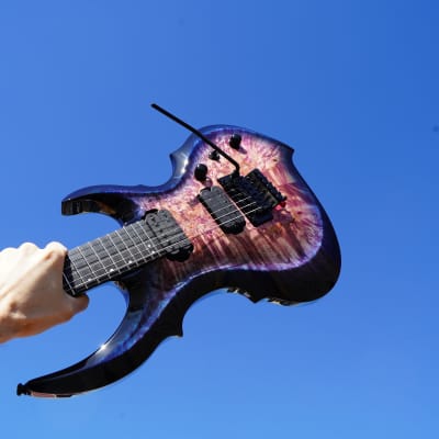 ESP Original FRX CTM - Magenta Blue Burst 6-String Electric | Reverb