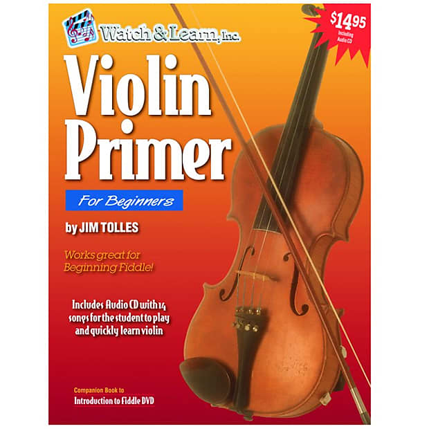 Watch & Learn - Violin Primer for Beginners Book and CD | Reverb