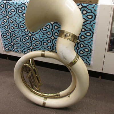 1965-1970 White King Fiberglass Sousaphone | Reverb