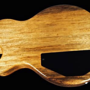 McNaught Vintage Singlecut Black Limba Korina w Set-Thru Neck | Reverb