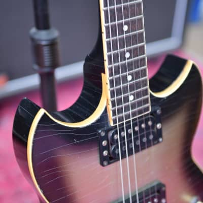 Yamaha SG510 1980's Custom Relic Silver Burst SG Nitro | Reverb