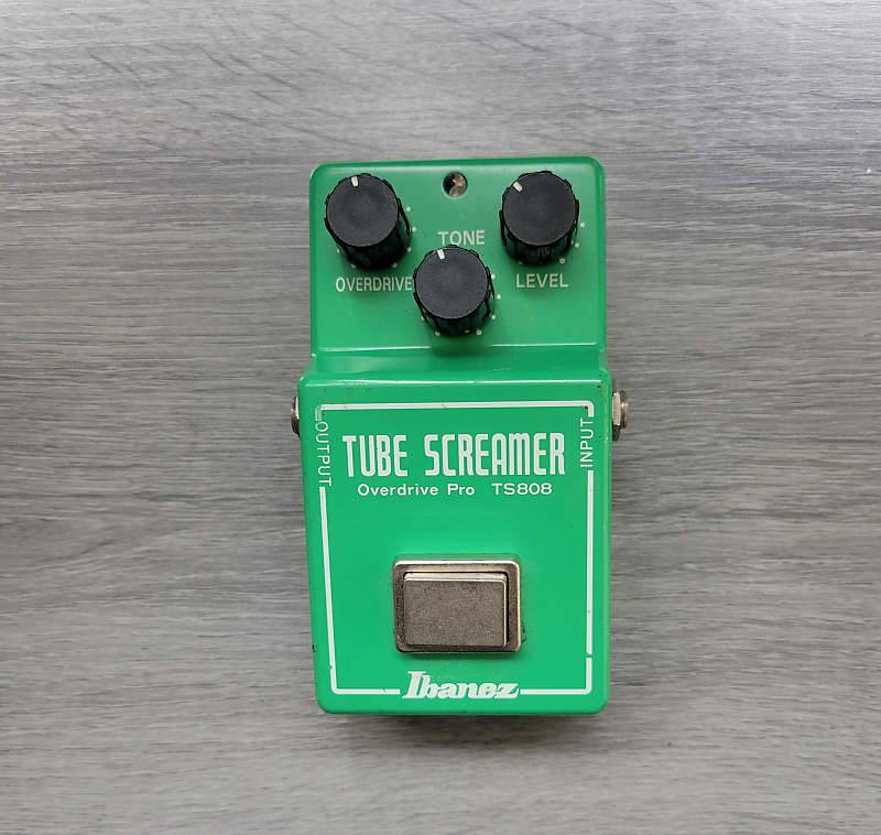 Ibanez TS808 Tube Screamer Overdrive Pro 2000s - Green | Reverb