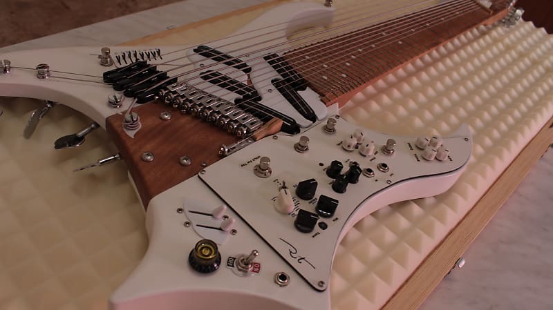 Crazyest Guitar 2021 - 15-Strings - 5 Built in Effects - Harp | Reverb