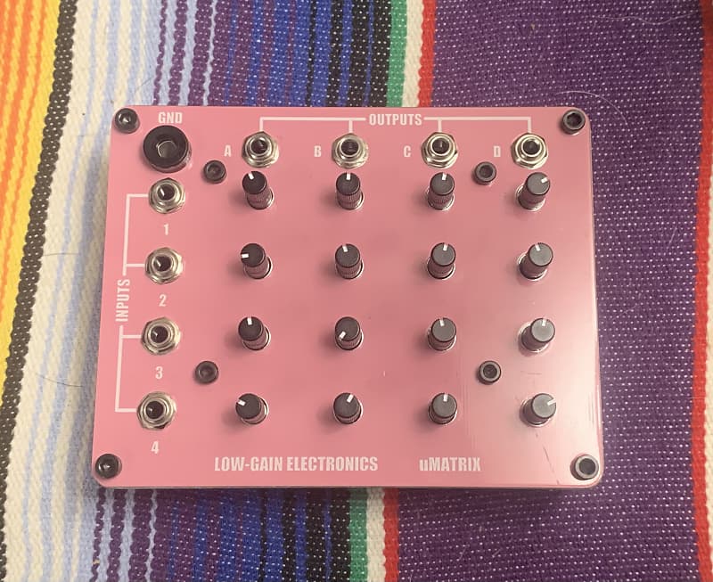Low-Gain Electronics uMatrix 4x4 mini passive matrix mixer | Reverb