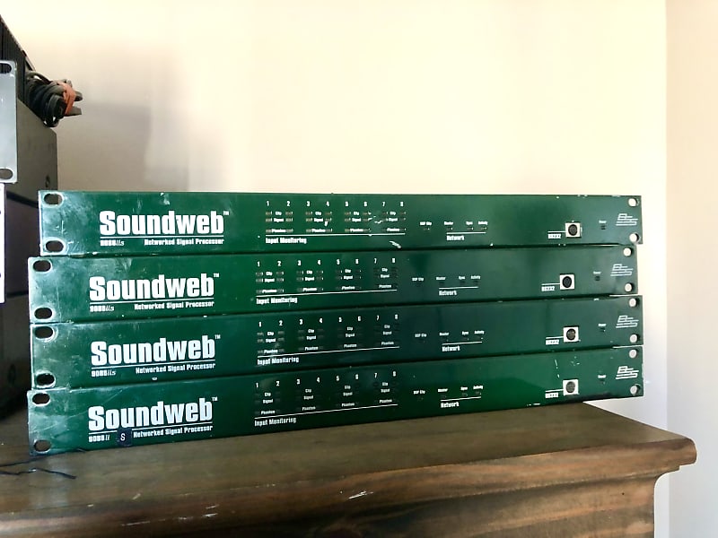 Package: 4 x BSS Audio Soundweb 9088iis Networked Signal | Reverb