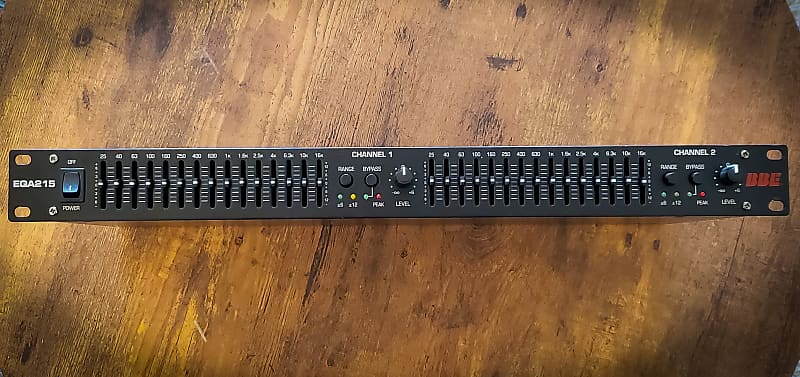 BBE EQA215 Dual Channel 15-Band Rackmount Constant-Q Graphic | Reverb