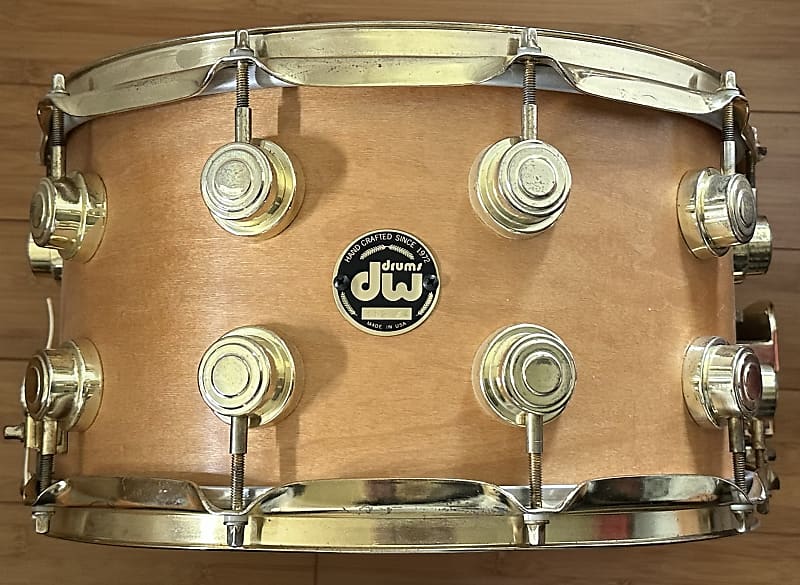 DW vintage maple snare drum 14x8 | Reverb
