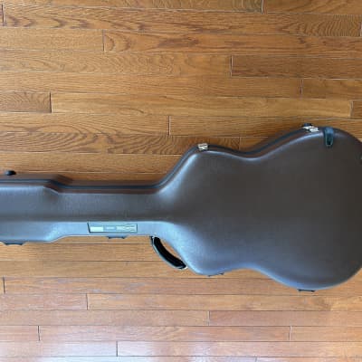 Calton Case OM/000 Case 2022 Black with Burgundy | Reverb