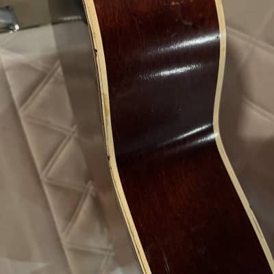 Silvertone Acoustic Project Husk 1950s-60s Burst | Reverb