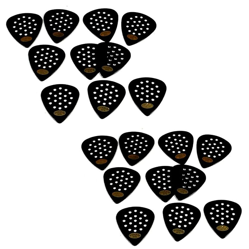 Pickboy Guitar Picks 20 Pack Pro Pick Pos-a-grip .75mm Medium | Reverb