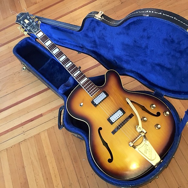 Epiphone Broadway e-252 c 1965 Sunburst original vintage | Reverb