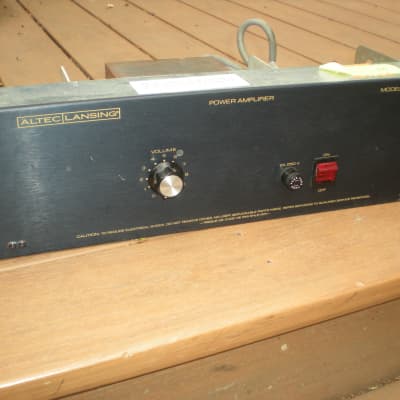 Altec Lansing 1593C Rack Mount power amplifier | Reverb