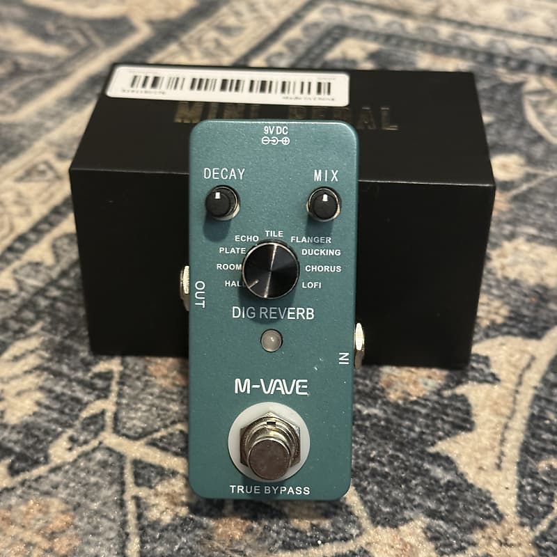 M-VAVE DIG Reverb Pedal - 9 different on-board reverb types! | Reverb