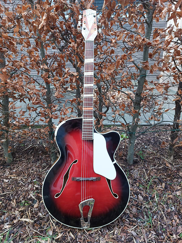 Helmut Neubauer Archtop 60ies - Redburst | Reverb