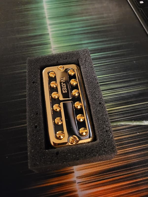 TV Jones TV Classic Plus Bridge - Gold | Reverb