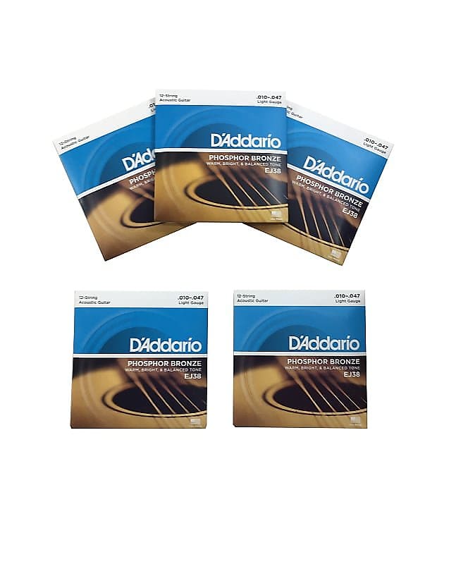 D'Addario Guitar Strings 5-Pack Acoustic EJ38 | Reverb Australia