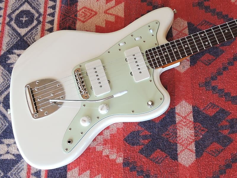 Squier CV 60s Jazzmaster Partscaster with roasted flame maple | Reverb