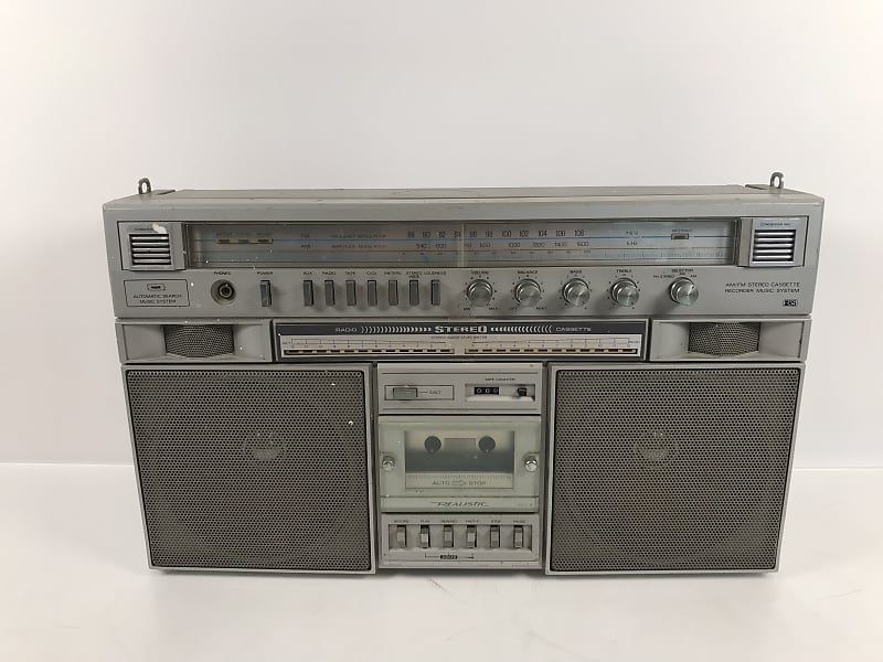 Vintage Realistic SCR-8 Boombox 14-778A For Parts Only Radio | Reverb