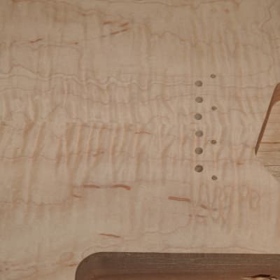Unfinished Telecaster Body Book Matched Flame Maple Top 2 | Reverb