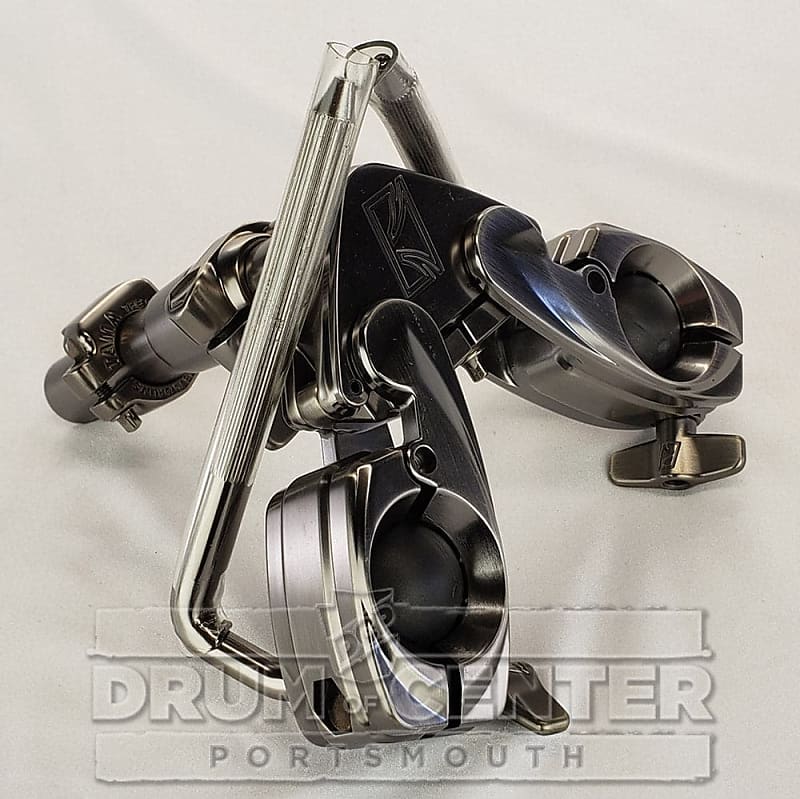 Tama MTH1000U Double Tom Holder Smoked Black Nickel | Reverb