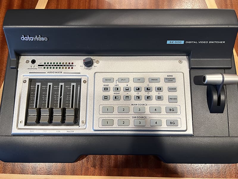 Datavideo SE-500 Digital Video Switcher 2021 Black & Grey | Reverb