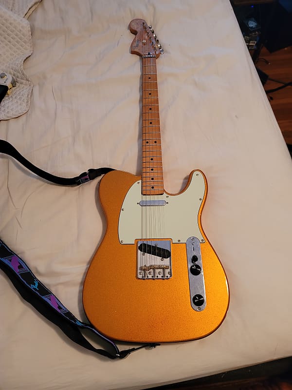 Fender Telecaster - Orange metallic | Reverb
