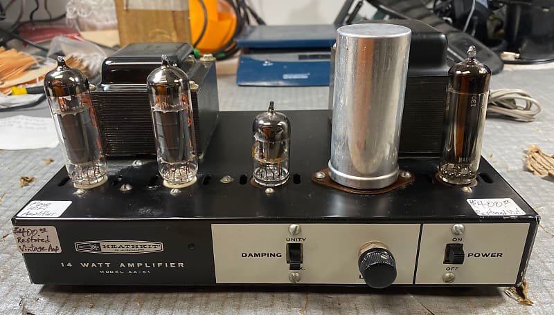 Daystrom Heathkit AA-61 - 14 Watt Hi Fi Tube Amplifier | Reverb