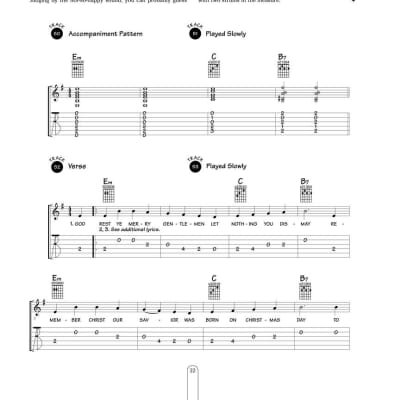 Christmas Songs for Beginning Guitar bk/CD | Reverb