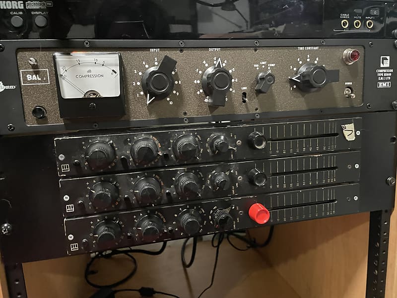 3 Electrodyne 711 raw modules in rack panel | Reverb