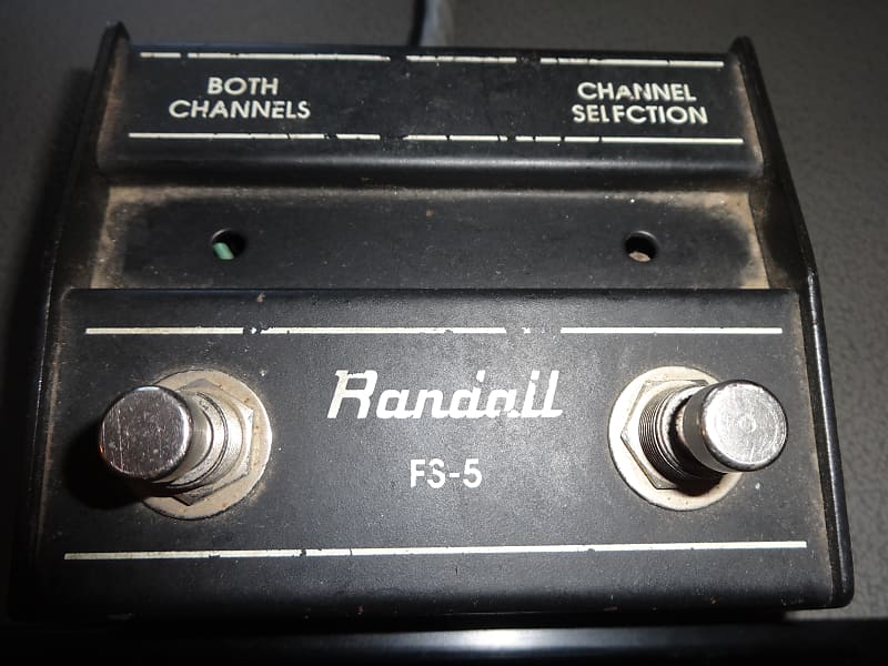 Randall FS-5 Footswitch RG80ES, RG100ES Good Cond. Free Lower | Reverb