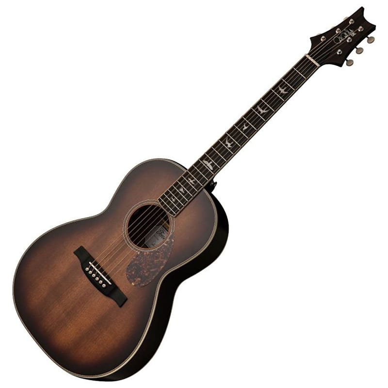 PRS SE P20 Parlor Acoustic Guitar - Tobacco Sunburst | Reverb