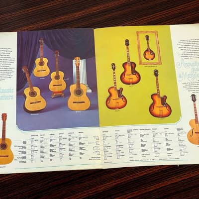 1965 Epiphone color catalog | Reverb
