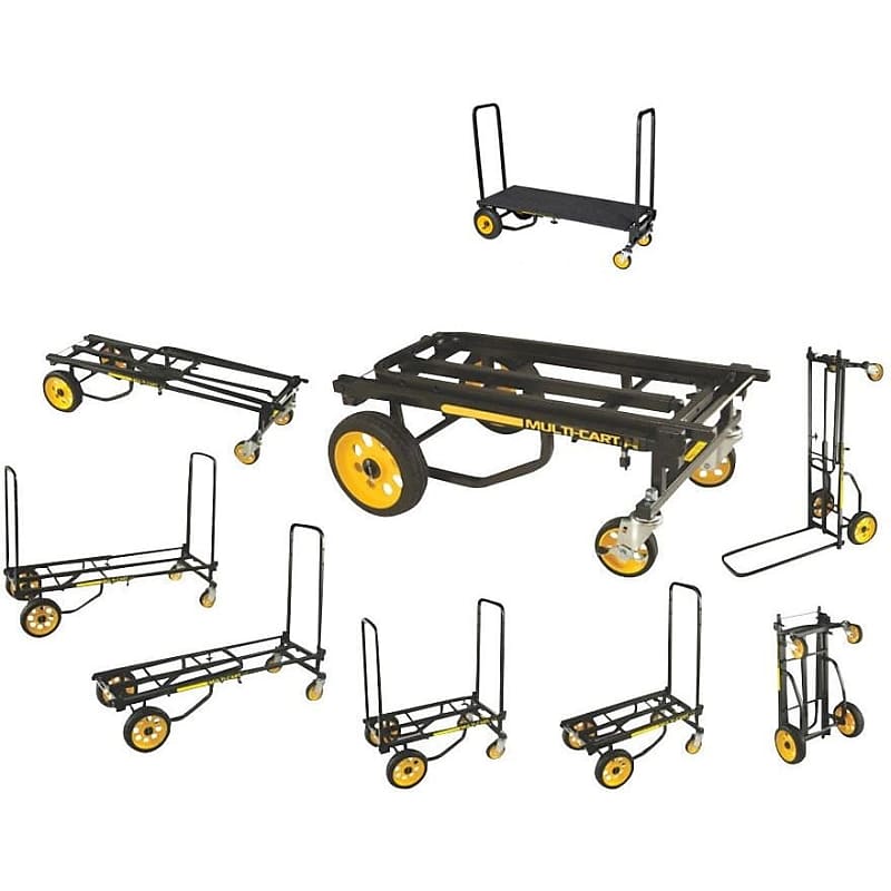 RocknRoller Multi-Cart Equipment Cart with R-Trac Wheels, | Reverb