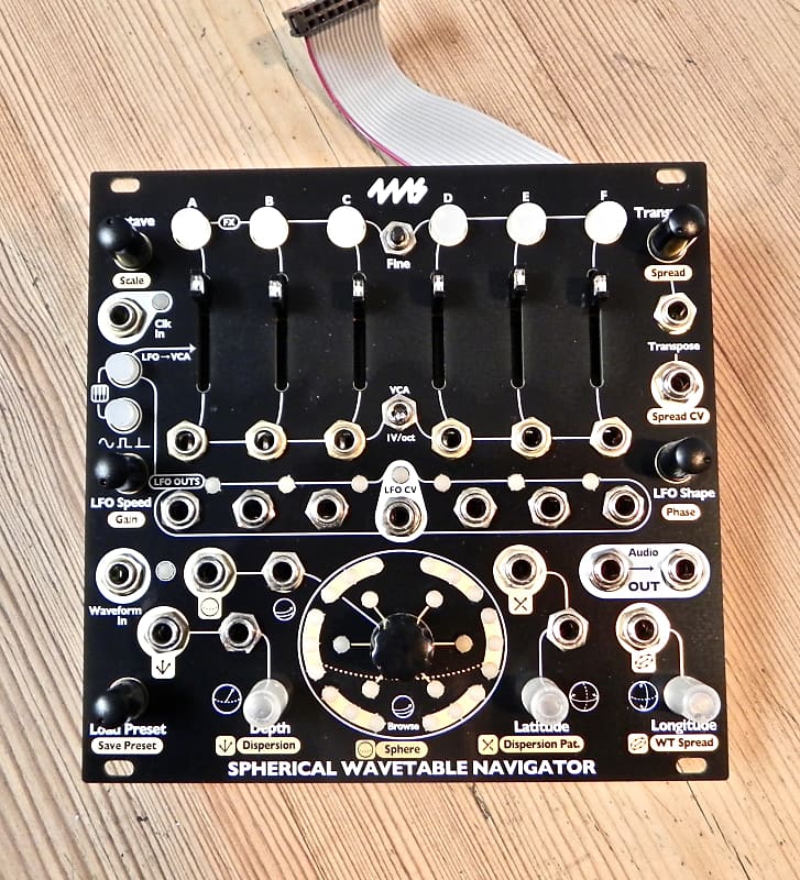 4MS Spherical Wavetable Navigator - Black lacquer | Reverb