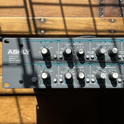 (16778) Ashly PQX 572 Stereo 7 Band Parametric Equalizer | Reverb