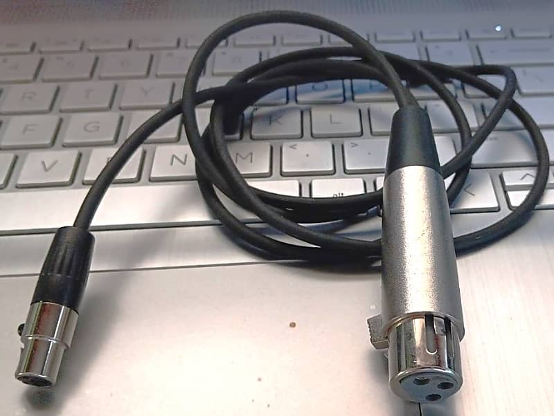 Shure 4 Pin Mini Ta4 To Xlr Adapter Cable Reverb